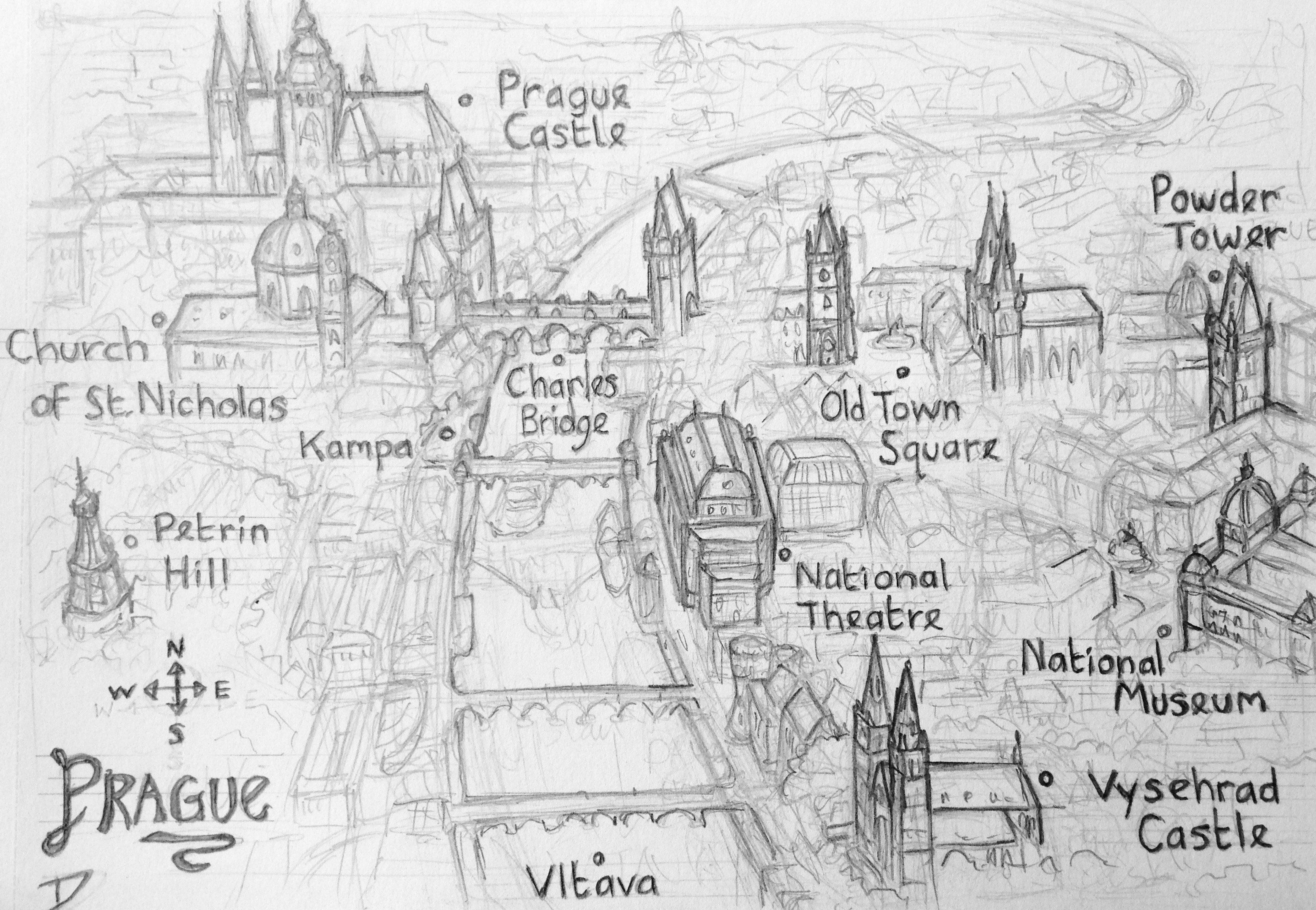 Artist’s Prague – Sketchbook Explorer