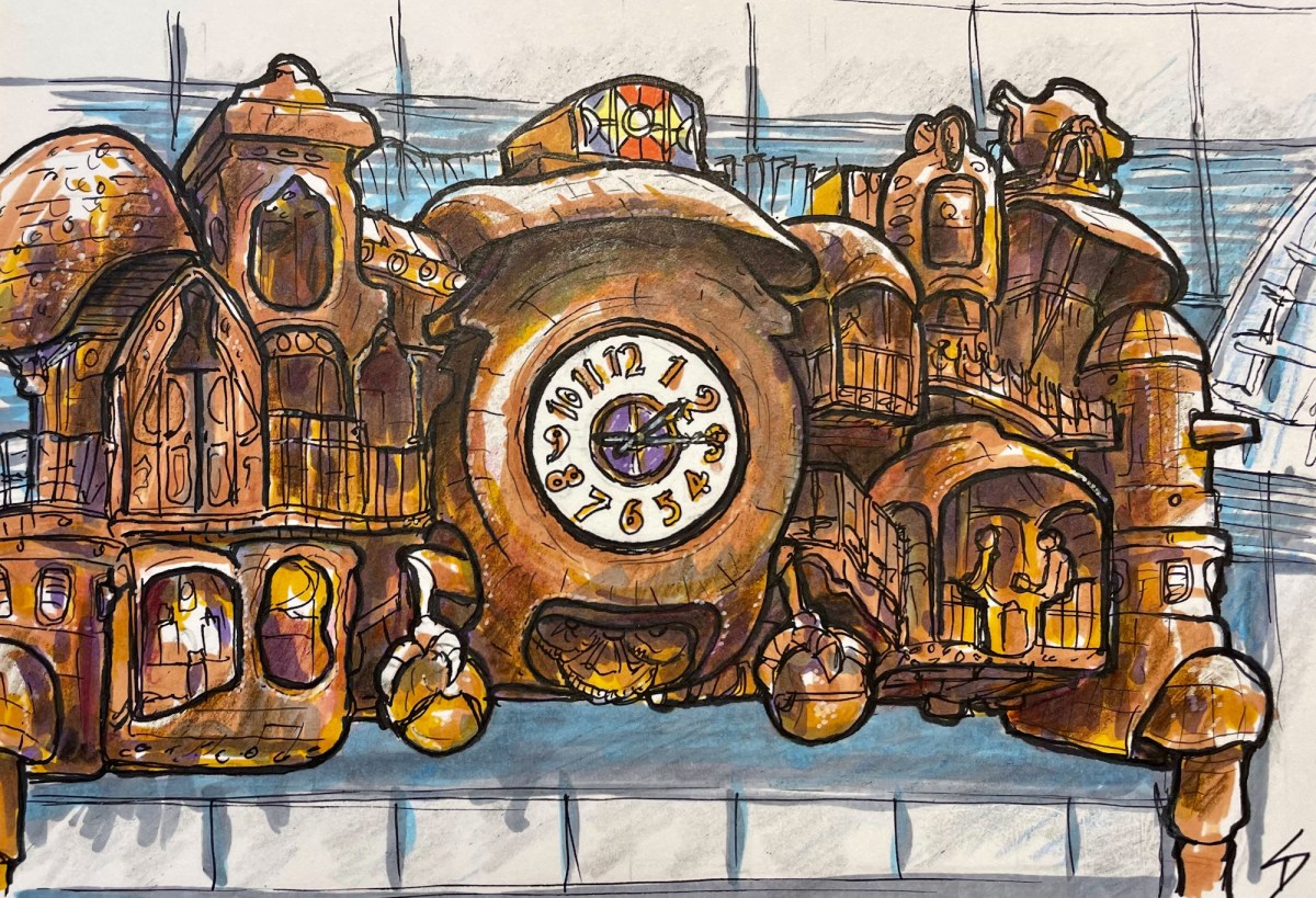 The Art of Sketching: Miyazaki’s Magical Clock – Sketchbook Explorer
